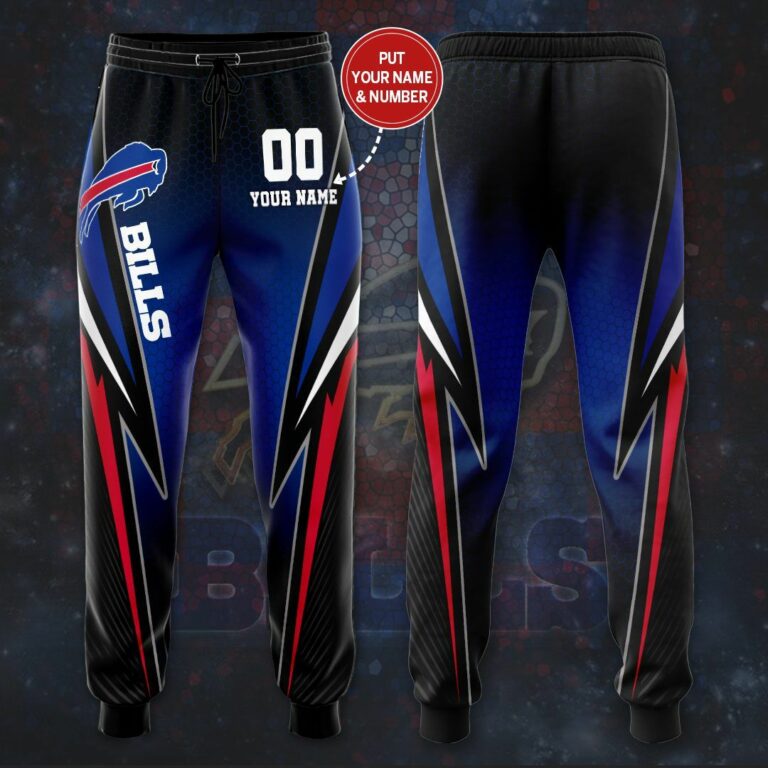 Buffalo Bills nfl 3D Sweatpants american football, US flag custom for fan